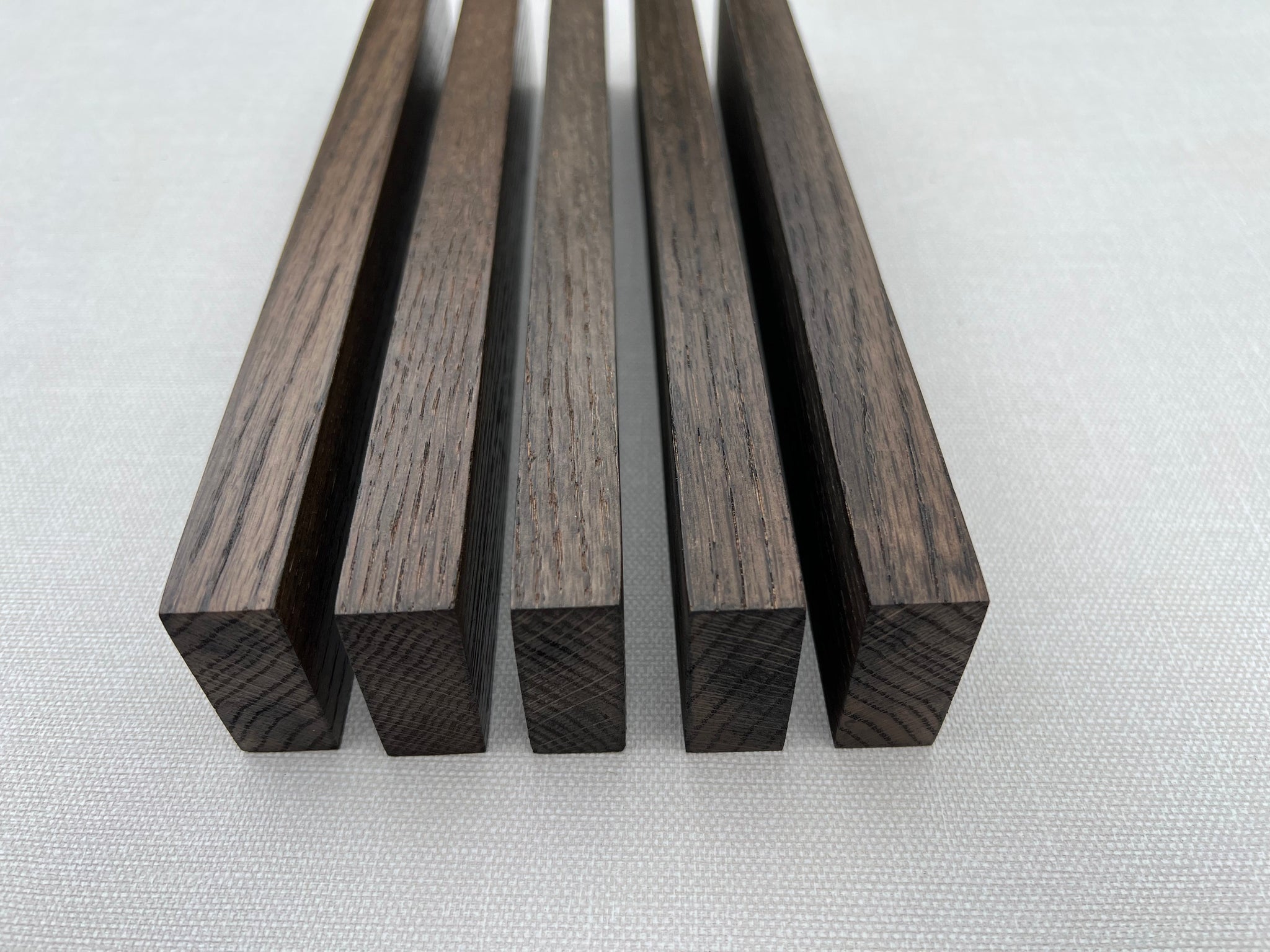 Solid Oak Slats Wall Decoration Slatted Fence Panel Oak Cladding Choice ...